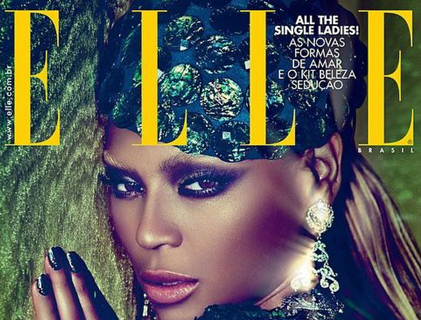 Beyonce graces the cover of Elle Brazil