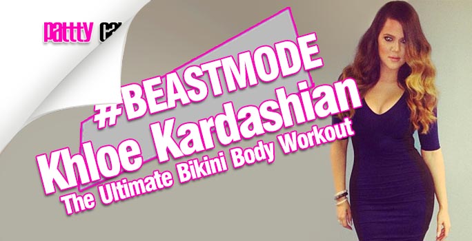 Khloe Kardashian Show's Off her New EXERCISE routine. . . Called A$$ Up ...