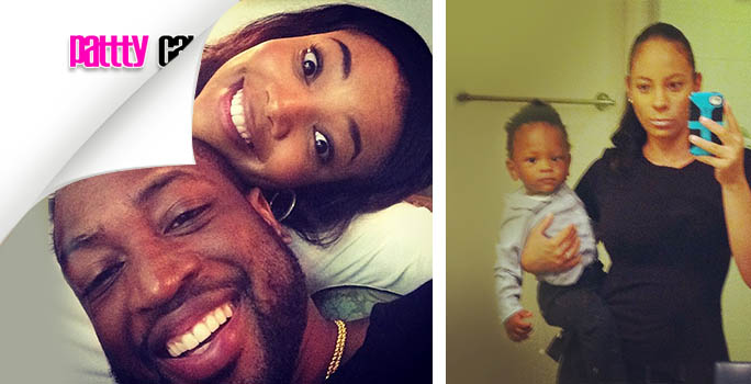 My ovaries jumped! Dwayne Wade's "side baby" is the cutest!