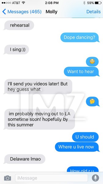 Tyga Admits to Texting Underage Girl Molly O’Malia, Says It Was JUST ...