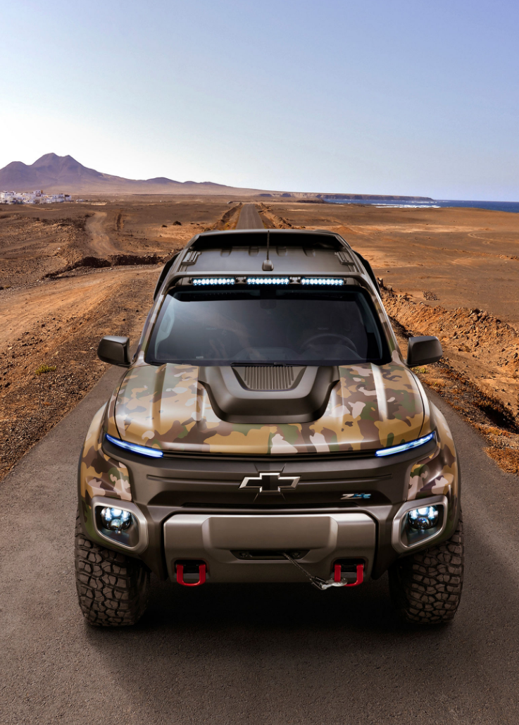 Unveiling Of The New Chevrolet Colorado Zh2 Fuel Cell Truck